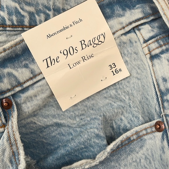 Abercrombie & Fitch | Jeans | Af Womans The 9s Baggy Low Rise Stone ...